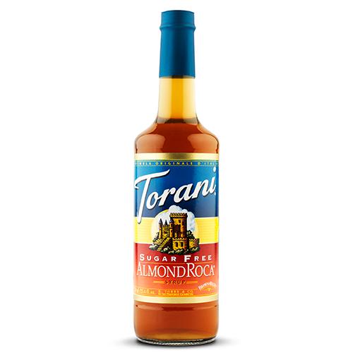 Torani Sugar Free Almond Roca Syrup - 750 ml Bottle | SF Almond Roca